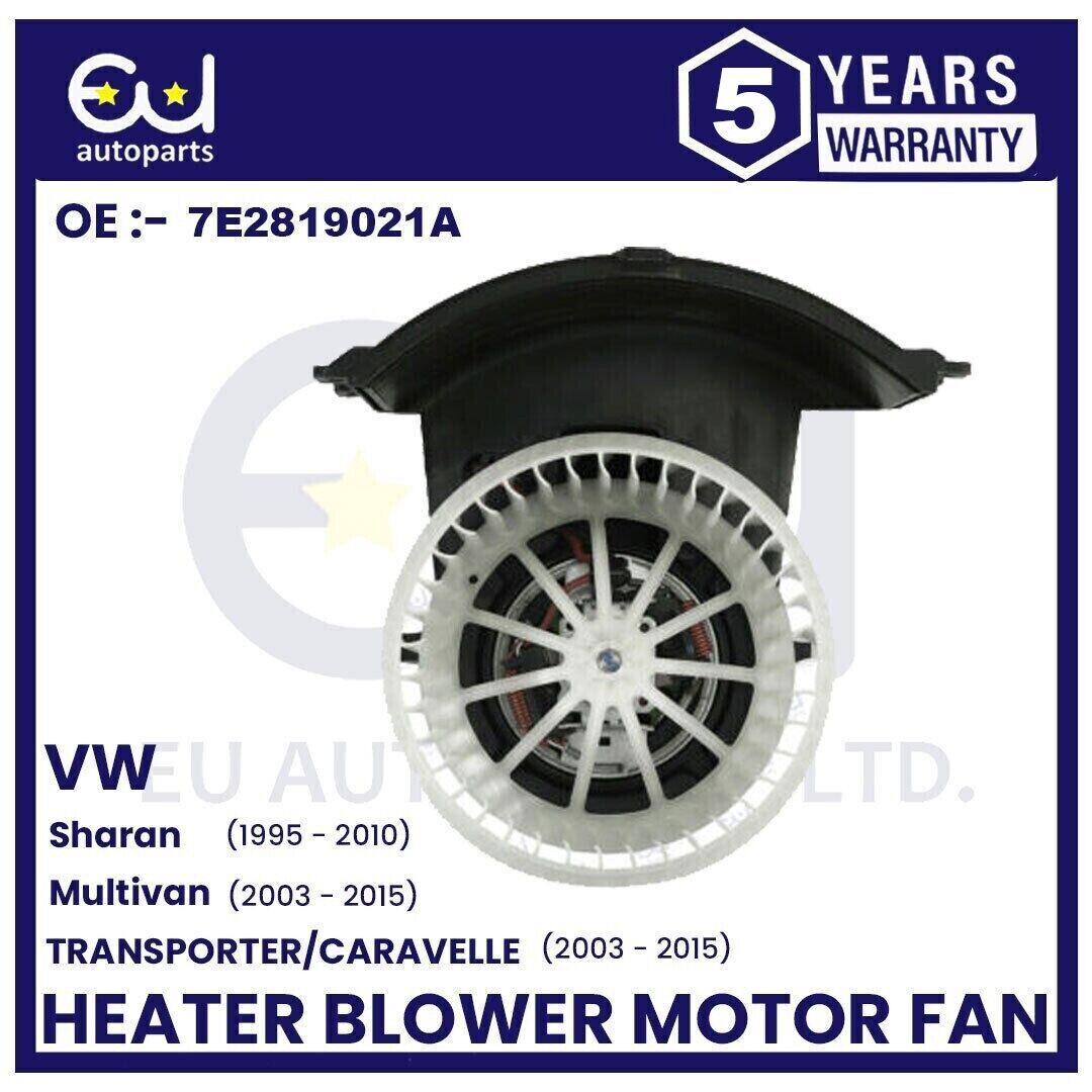 HEATER BLOWER MOTOR FAN FOR VW MULTIVAN TRANSPORTER CALIFORNIA T5 T6 S