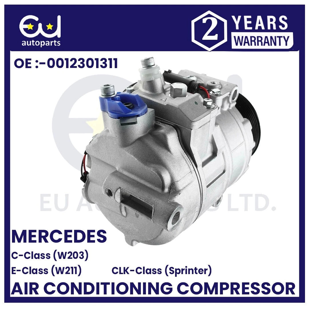 AIR CON AC COMPRESSOR PUMP FOR MERCEDES C E S CLASS W203 W211 CLK SPRI