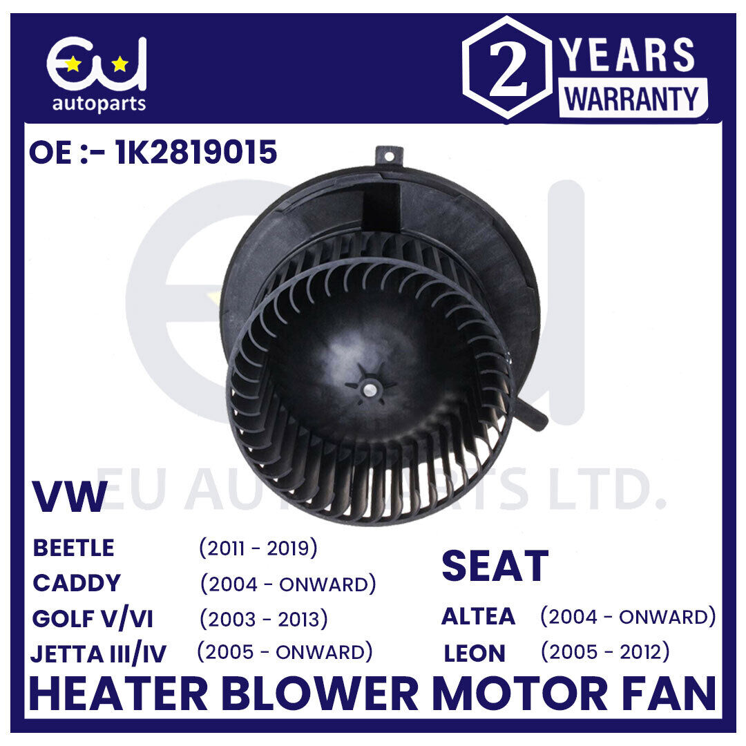 HEATER BLOWER MOTOR FAN FOR VW BEETLE CADDY MK3 MK4 GOLF MK5 MK6 JETTA