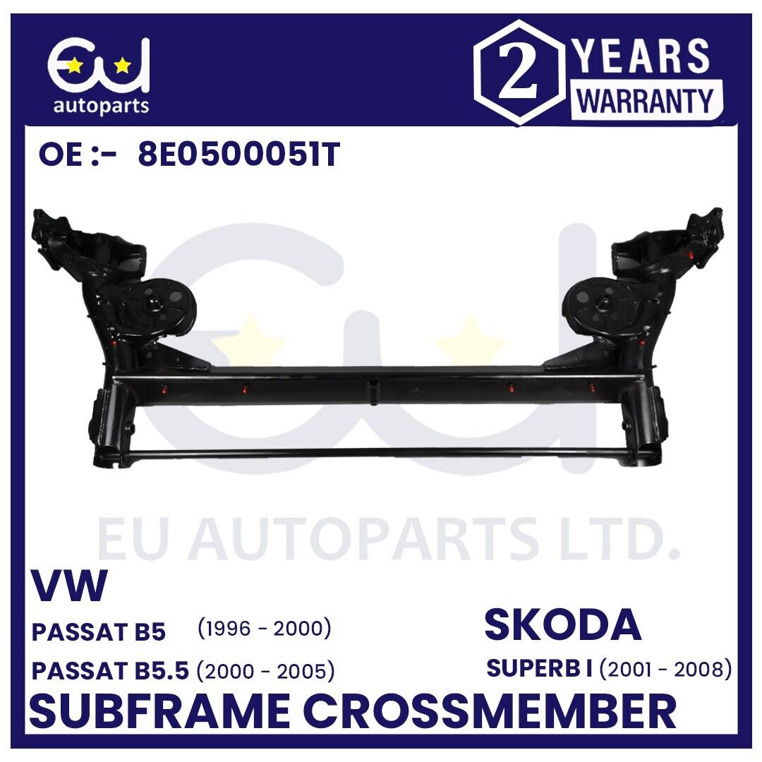 REAR AXLE SUBFRAME CROSSMEMBER BEAM FOR VW PASSAT B5 SKODA SUPERB MK1