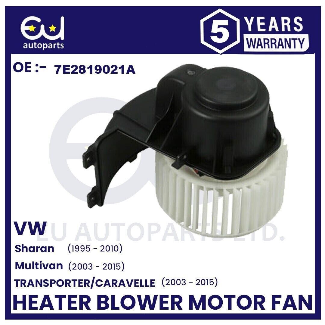 HEATER BLOWER MOTOR FAN FOR VW MULTIVAN TRANSPORTER CALIFORNIA T5 T6 S