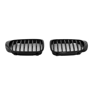 PAIR FRONT KIDNEY GRILLE FOR BMW 3 SERIES E46 COUPE CABRIO M3 GRILL PR