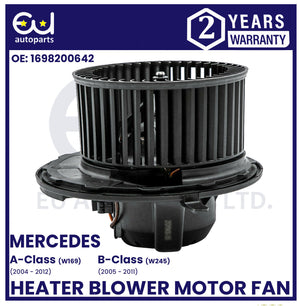 HEATER BLOWER FAN MOTOR FOR MERCEDES A-CLASS W169 B-CLASS W245 1698200