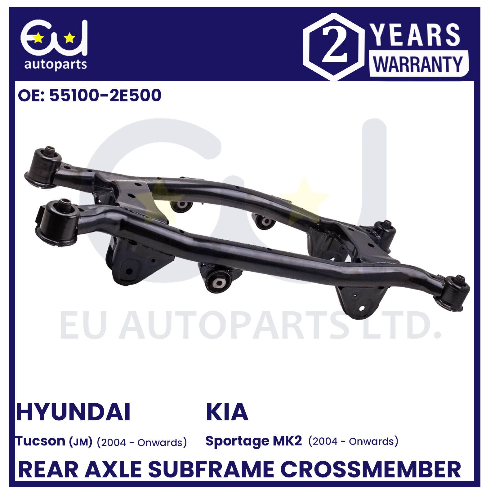 REAR SUBFRAME AXLE CROSSMEMBER FOR HYUNDAI TUCSON KIA SPORTAGE 4WD- 62