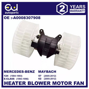 HEATER BLOWER MOTOR FAN FOR MERCEDES E CLASS W124 C124 A124 85-95 8EW0