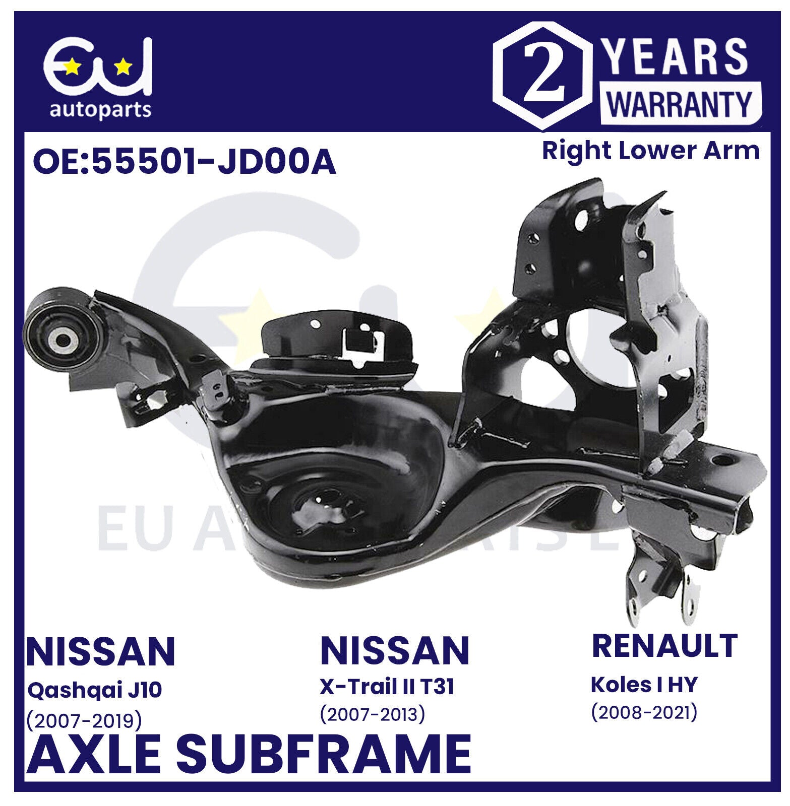 REAR LEFT RIGHT WISHBONES TRAILING ARMS FOR NISSAN QASHQAI J10 XTRAIL