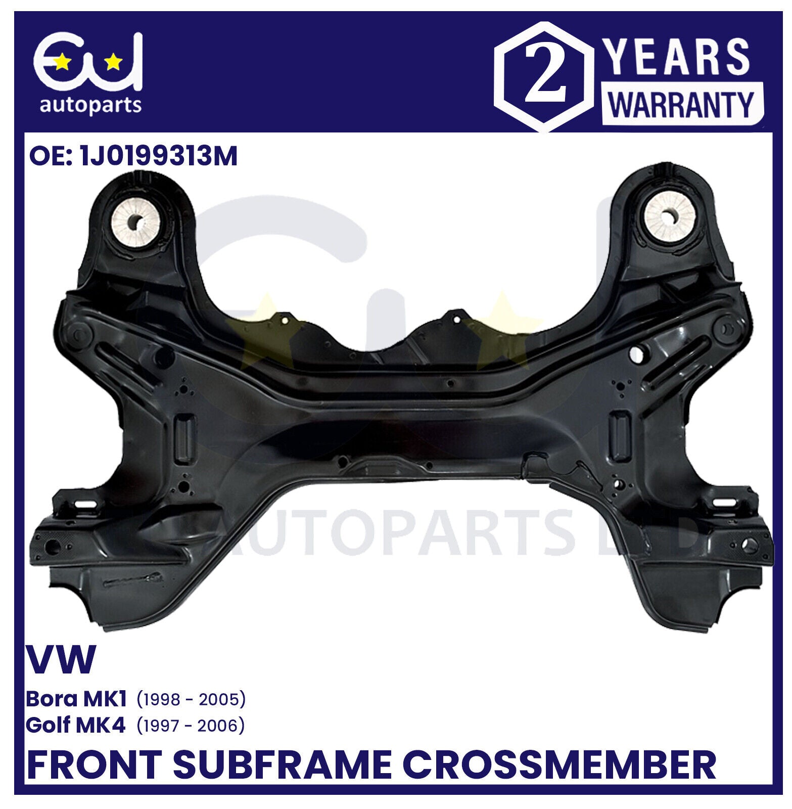 FRONT SUBFRAME CROSS MEMBER ENGINE CARRIER SUPPORT FOR VW GOLF BORA 19