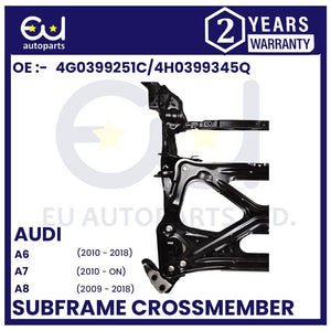 FRONT AXLE SUBFRAME CROSSMEMBER ENGINE CARRIER SUPPORT FOR AUDI A6 C7