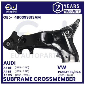 FRONT SUBFRAME CROSSMEMBER FOR AUDI A4 B5 A6 C5 VW PASSAT AUTOMATIC
