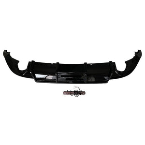 FOR VW GOLF GTD GTI TSI TDI MK7.5 REAR DIFFUSER GLOSS BLACK VALANCE LI