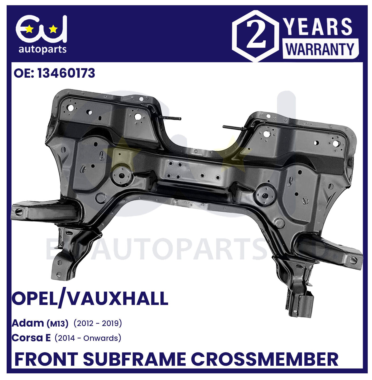 FRONT SUBFRAME CROSSMEMBER AXLE CARRIER FOR VAUXHALL CORSA E ADAM 12-1