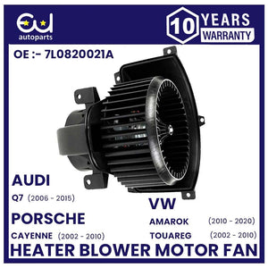 NEW HEATER BLOWER MOTOR FAN FOR PORSCHE CAYENNE AUDI Q7 4L2820021A 7L0