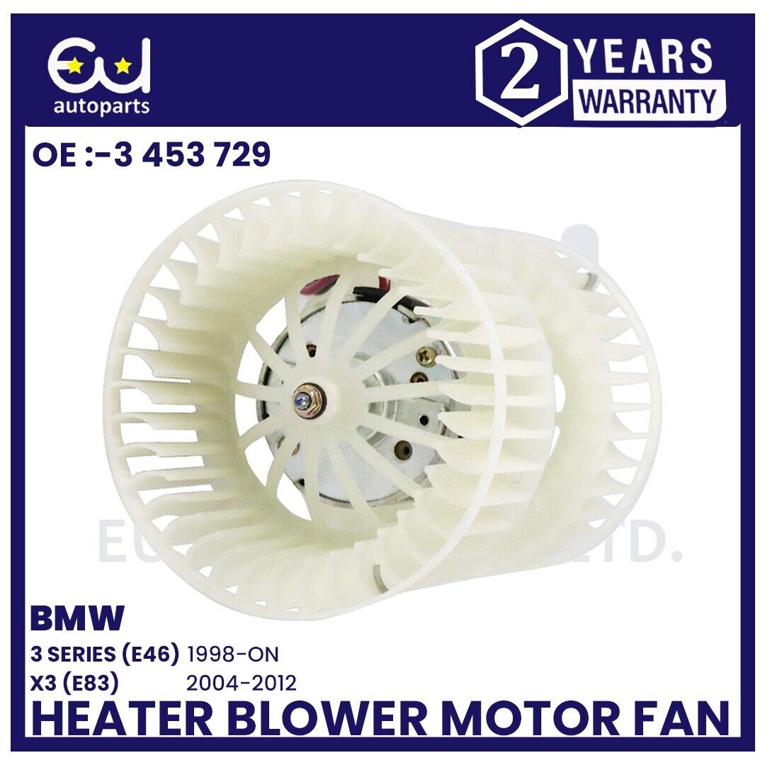 FOR BMW 3 SERIES E46 1998-ON X3 E83 2004-2012 HEATER FAN BLOWER MOTOR