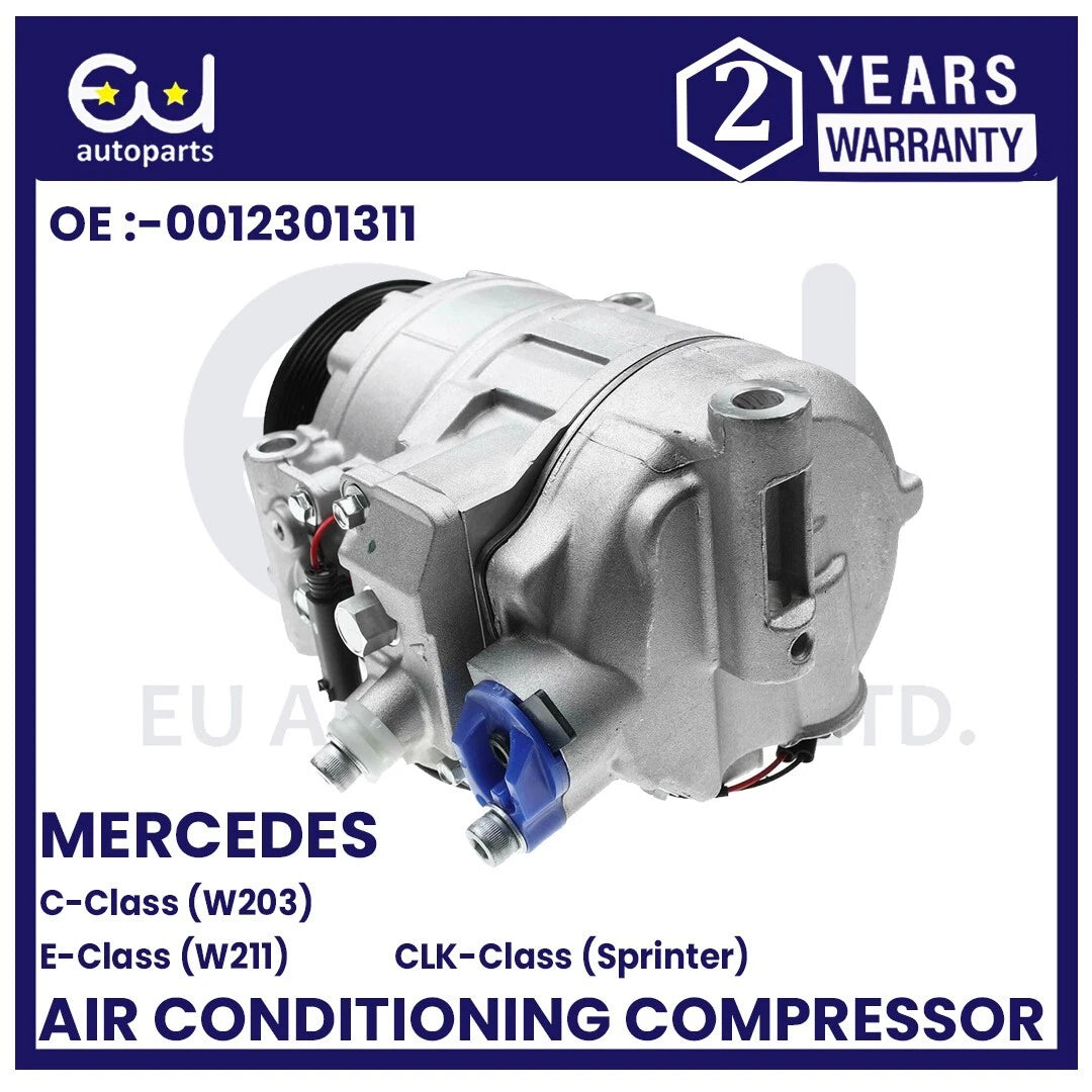 AIR CON AC COMPRESSOR PUMP FOR MERCEDES C E S CLASS W203 W211 CLK SPRI