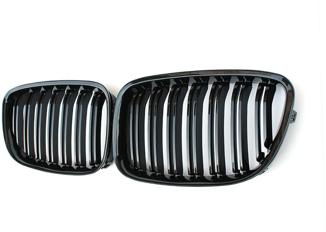 FOR BMW F07 5 SERIES GT KIDNEY TWIN FRONT GRILL GRILLE GRILLS GLOSS BL