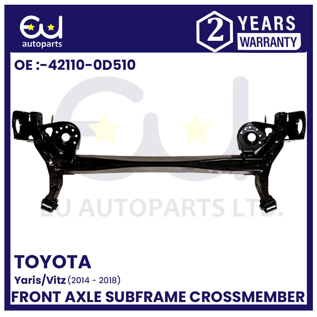 Rear Axle Subframe Crossmember Beam for Toyota Yaris MK2 P9 05-14 Disc