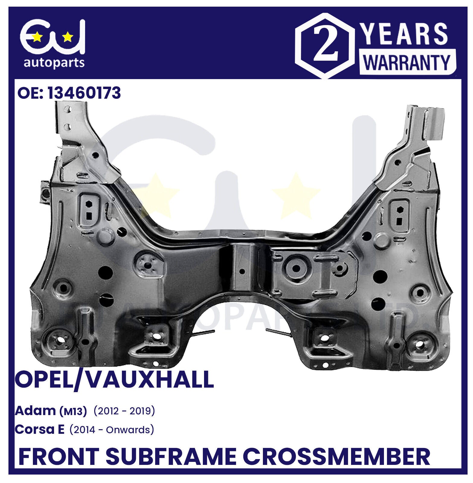 FRONT SUBFRAME CROSSMEMBER AXLE CARRIER FOR VAUXHALL CORSA E ADAM 12-1