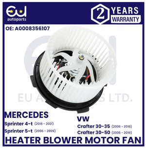 HEATER BLOWER MOTOR FAN FOR MERCEDES SPRINTER W906 906 VW CRAFTER 2006