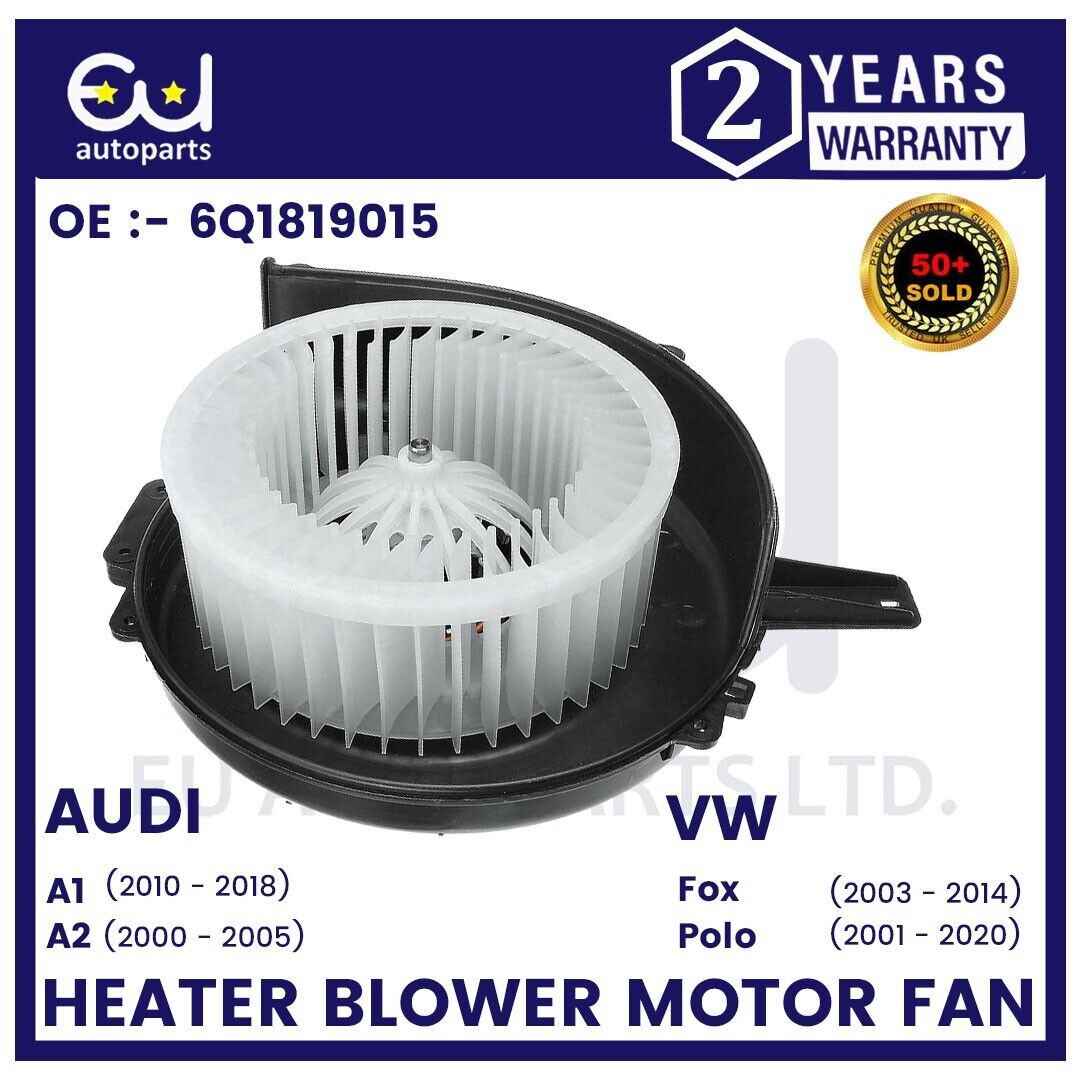 HEATER BLOWER FAN MOTOR FOR AUDI A1 A2 VW POLO MK4 MK5 FOX SEAT IBIZA