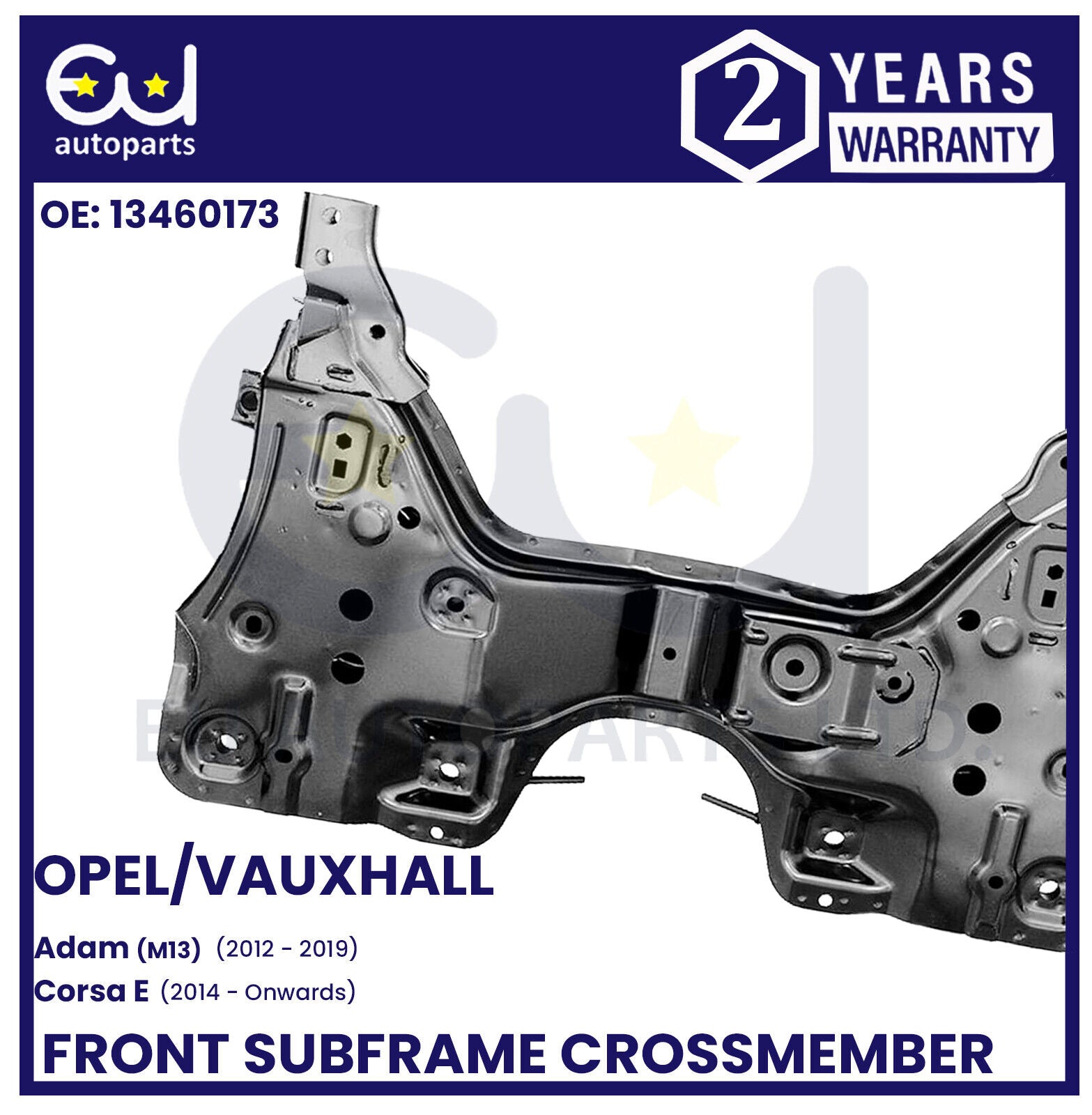 FRONT SUBFRAME CROSSMEMBER AXLE CARRIER FOR VAUXHALL CORSA E ADAM 12-1