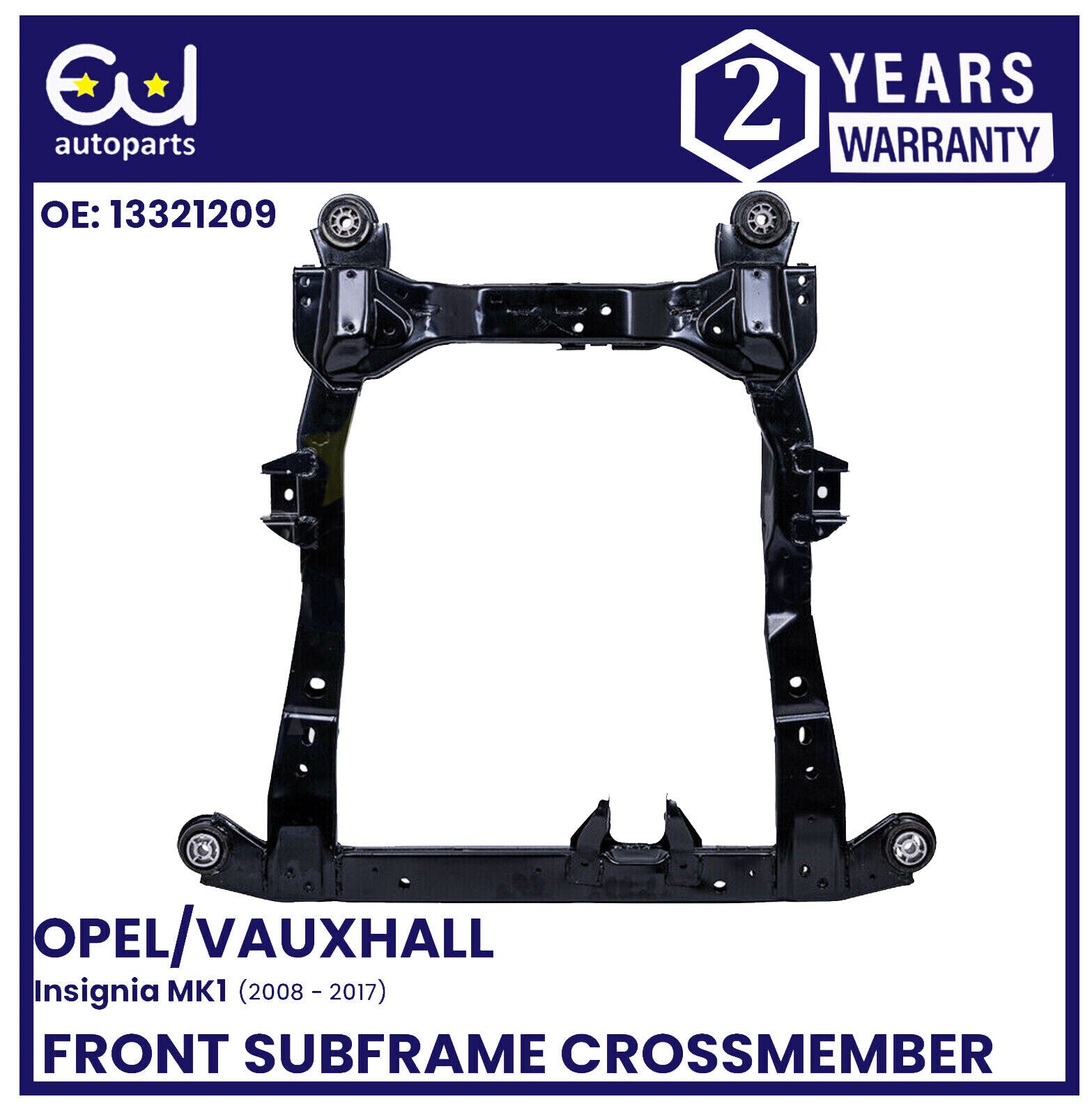 FRONT SUBFRAME AXLE CROSS MEMBER FOR VAUXHALL OPEL INSIGNIA 2008-2017