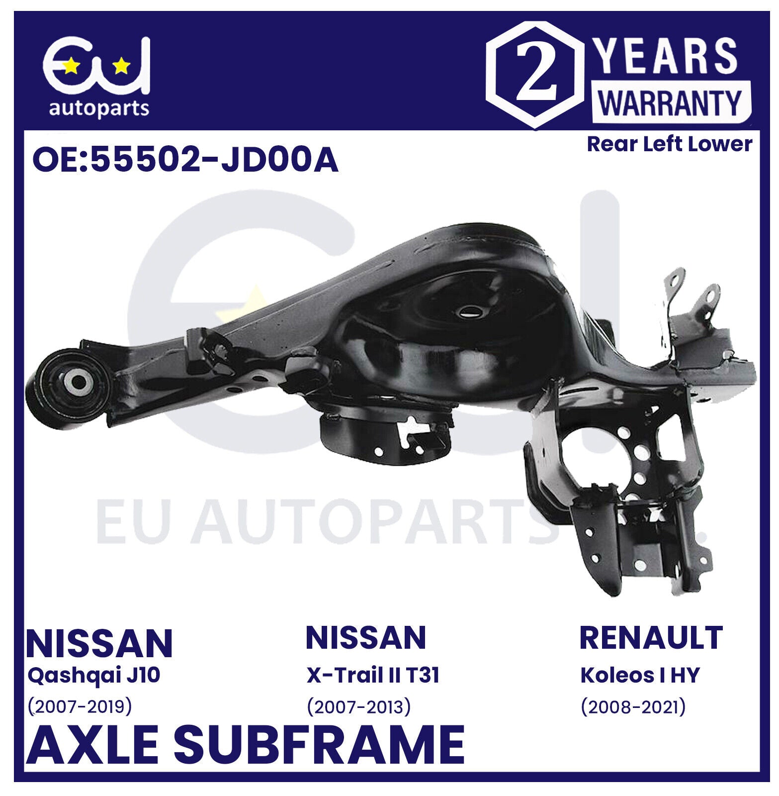REAR LEFT RIGHT WISHBONES TRAILING ARMS FOR NISSAN QASHQAI J10 XTRAIL