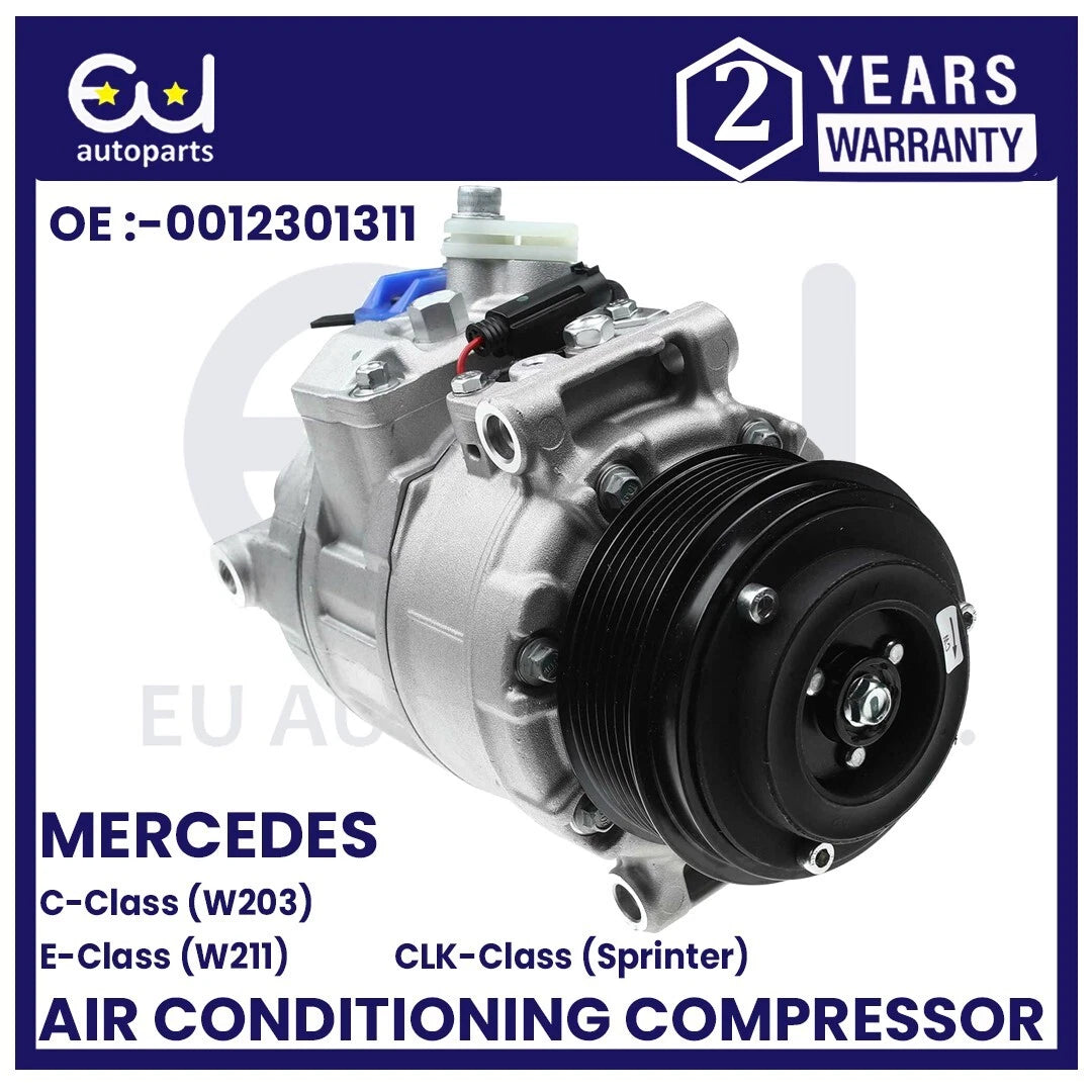 AIR CON AC COMPRESSOR PUMP FOR MERCEDES C E S CLASS W203 W211 CLK SPRI