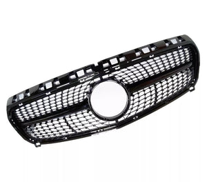 DIAMOND CHROME FRONT BUMPER GRILLE GRILL FOR MERCEDES A CLASS W176 PRE