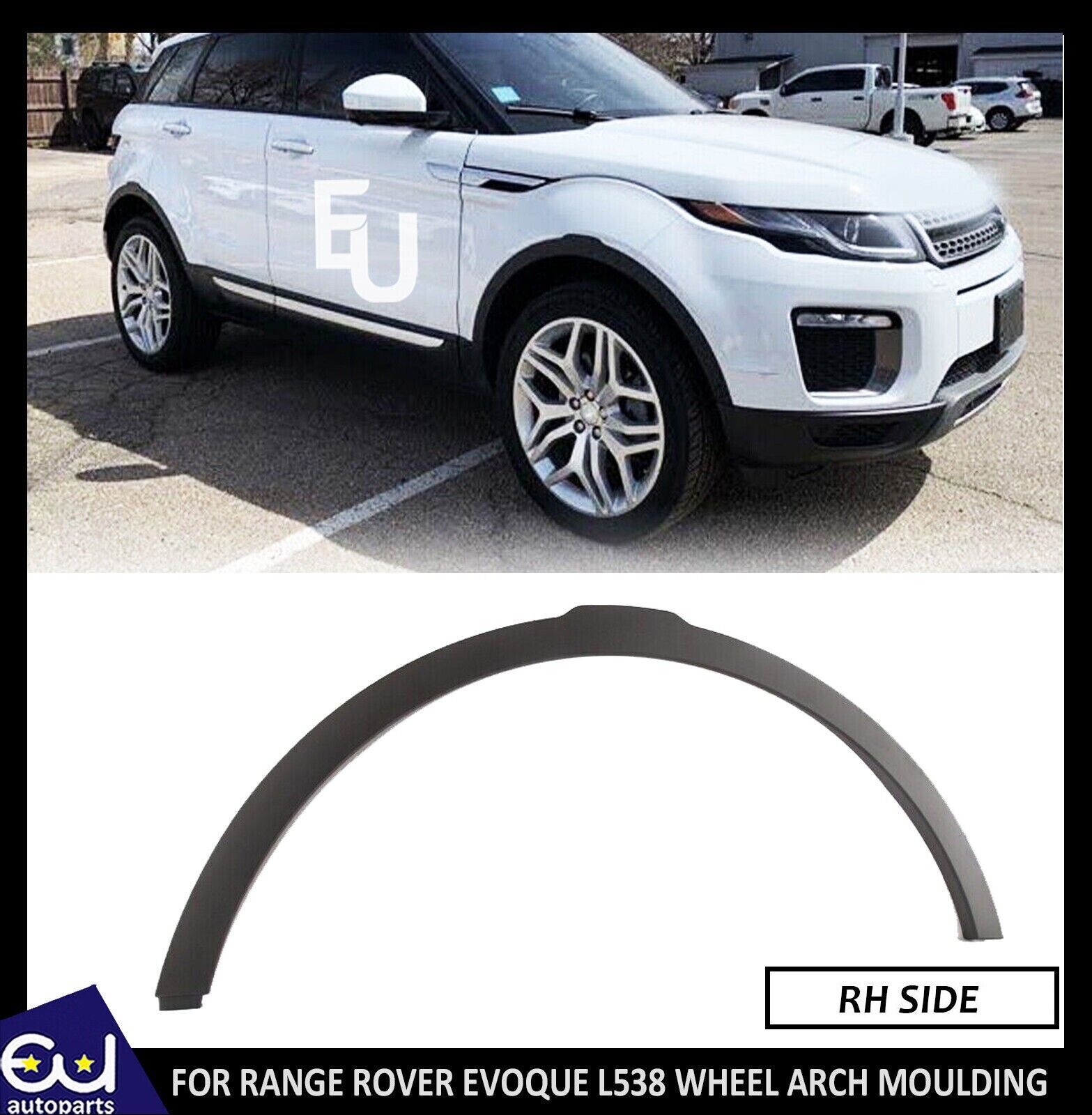 FOR RANGE ROVER EVOQUE L538 FRONT WHEEL ARCH EXTENSION W/PDC R/H 2011-