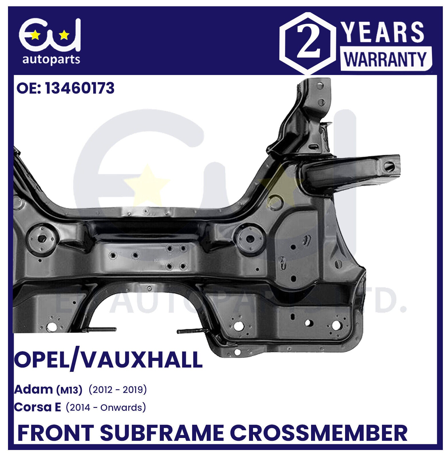 FRONT SUBFRAME CROSSMEMBER AXLE CARRIER FOR VAUXHALL CORSA E ADAM 12-1