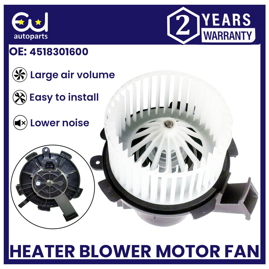 HEATER BLOWER FAN MOTOR FOR SMART FORTWO 451 2007-2021 4518301600 4518