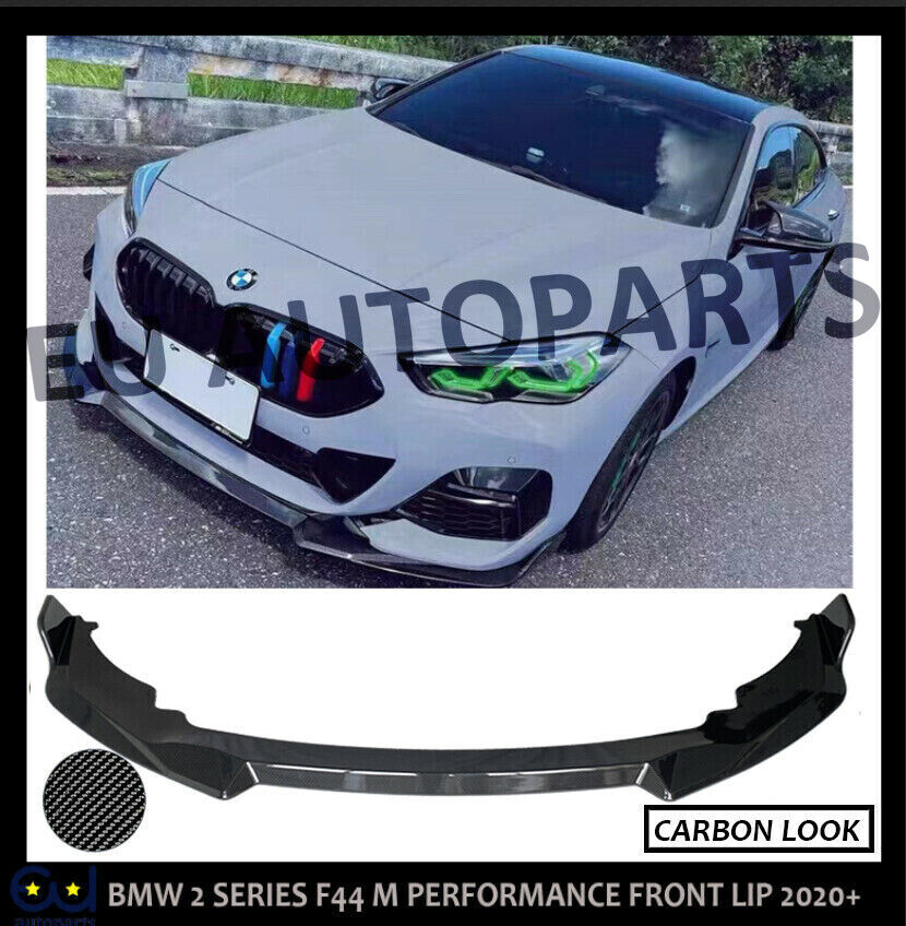 FOR BMW 2 SERIES F44 M PERFORMANCE FRONT SPLITTER LIP CARBON LOOK 2020