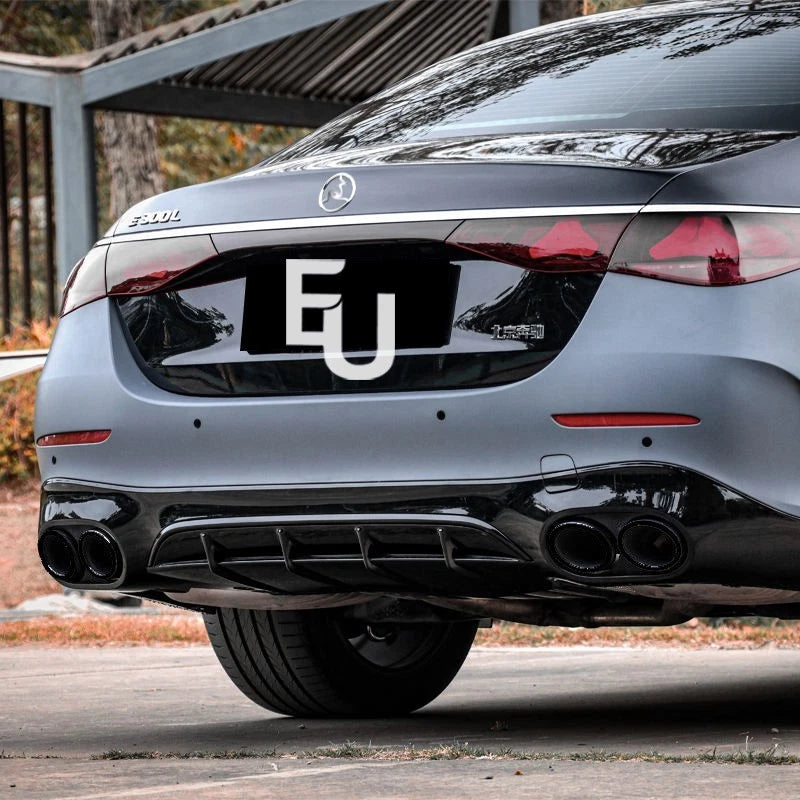 FOR MERCEDES E CLASS E53 LOOK W214 S214 SALOON ESTATE REAR DIFFUSER TA