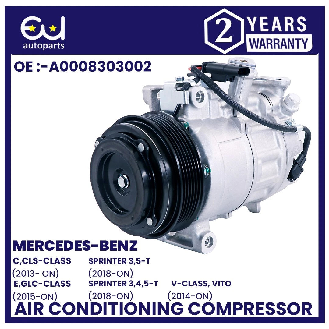 AIR CONDITIONING AC COMPRESSOR FOR MERCEDES W205 W213 X253 C257 GLC C