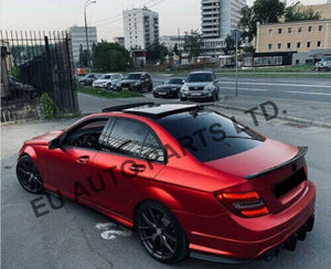 FOR MERCEDES C CLASS W204 BOOT SPOILER RENNTECH STYLE REAR TRUNK LIP C
