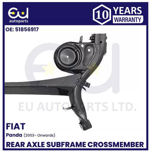 UPGRADED HEAVY DUTY REAR AXLE SUBFRAME FOR FIAT PANDA 03- THICKER META