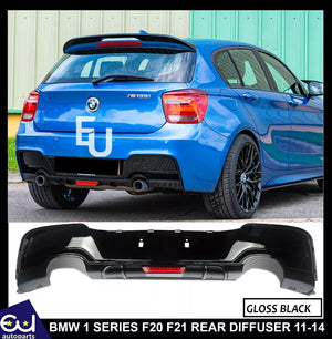 FOR BMW 1 SERIES F20 F21 PRE LCI REAR BUMPER DIFFUSER M135i M140i W/ L