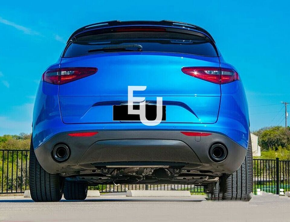 FOR ALFA ROMEO STELVIO REAR GLOSS BLACK ROOF LIP SPOILER WING BODY KIT