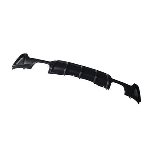 FOR BMW 4 SERIES F32 F33 F36 REAR DIFFUSER QUAD EXHAUST LIP MATTE